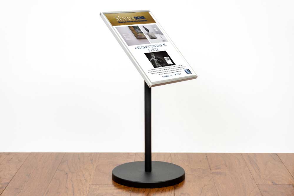 Art Stanchion Signage - Shop Q-Cord